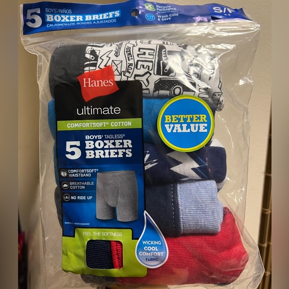 Hanes | Bottoms | Hanes Boy 5 Pack Boxer Briefs | Poshmark